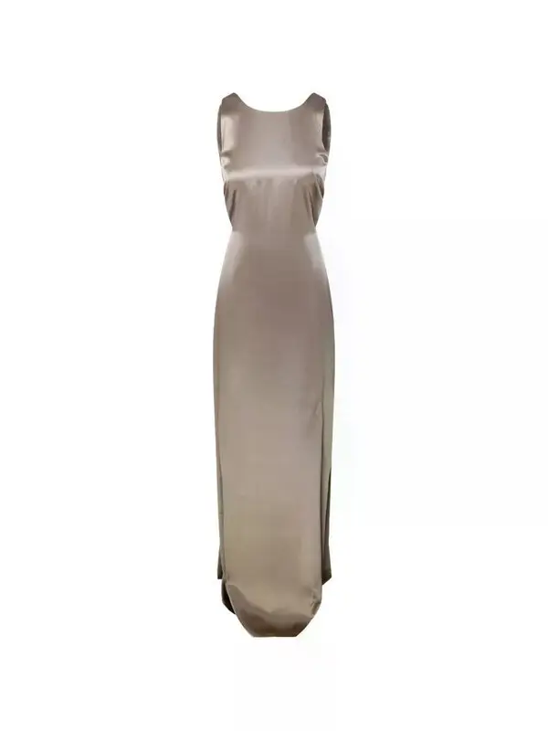 Max Mara Draped Maxi Dress - Neutrals
