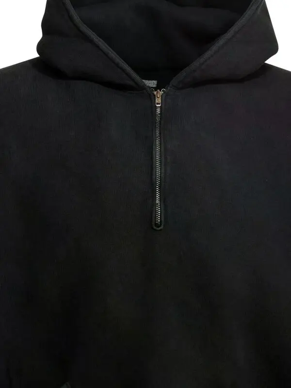 A.PRESSE Cotton Half-zip Hoodie