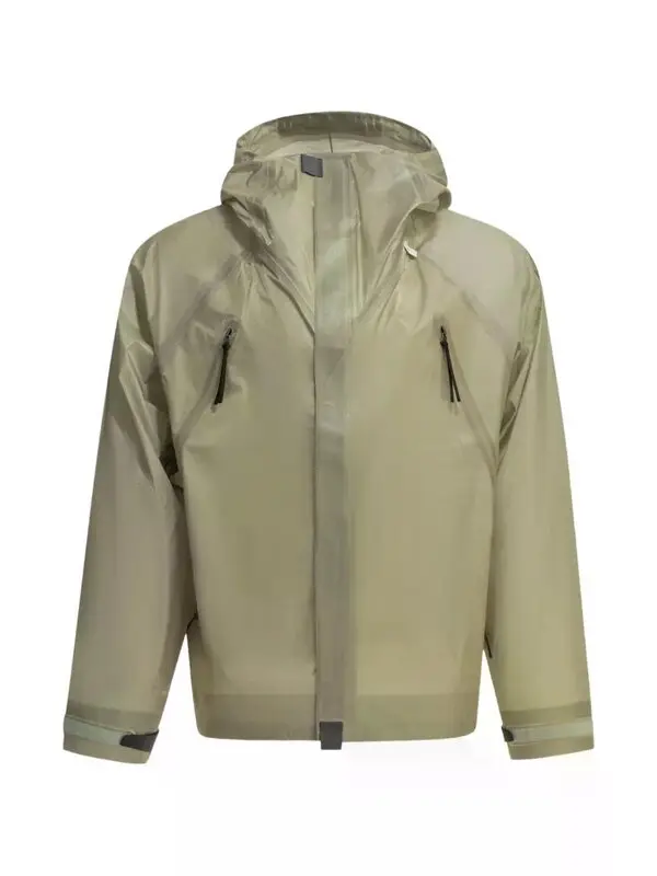 GOLDWIN Hooded Zip-up Coat - Neutrals