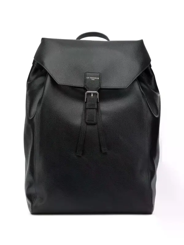 LE TANNEUR Emile Full-grain Backpack - Black