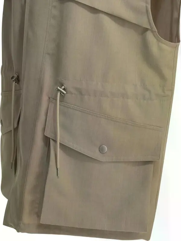 Auralee Hooded Drawstring Gilet