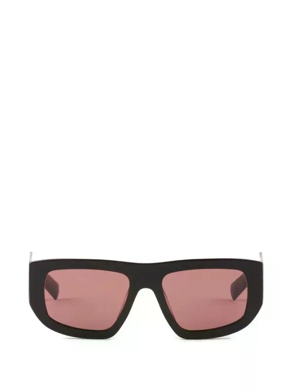 Prada Sunglasses With Triangle Logo - Brown
