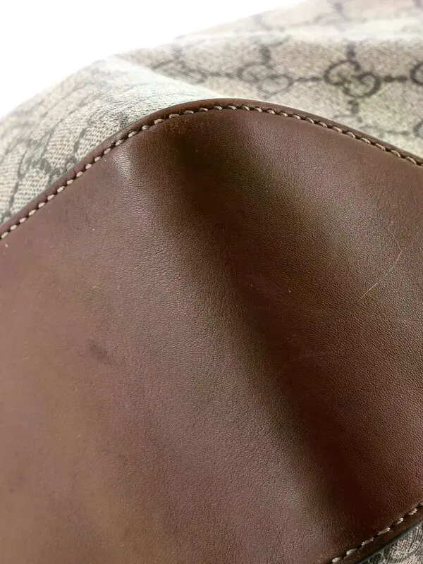 Gucci Chain Gg Coated Canvas Large Hobo Bag