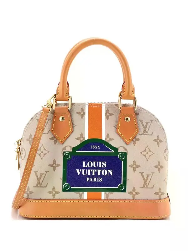 LOUIS VUITTON Alma Handbag Monopaname Canvas Bb Satchel - Multicolour