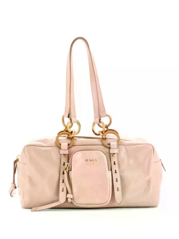 Prada Dangle Top Handle Satchel - Pink