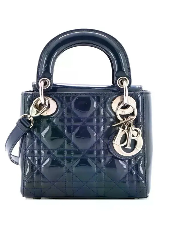 Dior Lady Mini Satchel Chain Bag - Blue