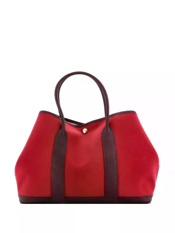 Hermès Garden Party Toile And Leather 36 Tote Bag