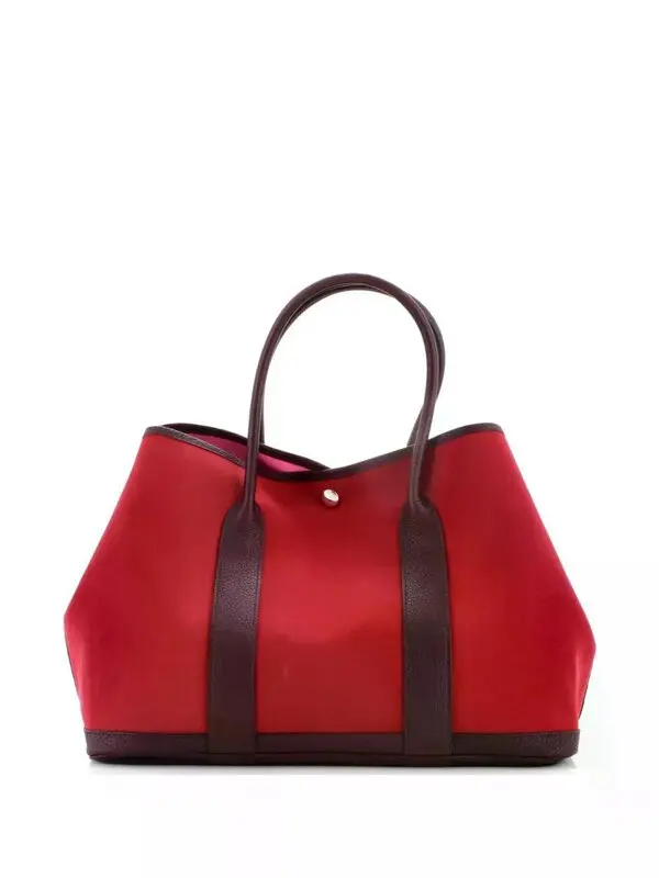 Hermès Garden Party Toile And Leather 36 Tote Bag