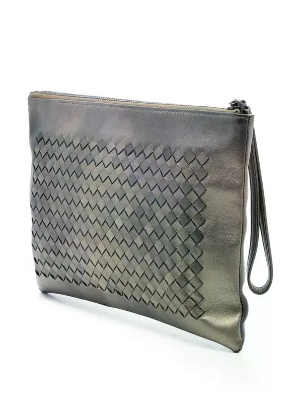 Bottega Veneta 2012-2026 Nappa Intrecciato Wristlet Clutch Bag