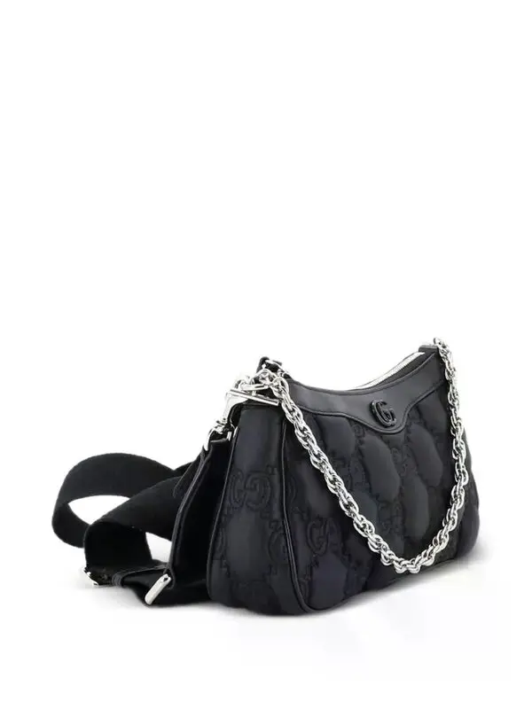 Gucci Gg Embossed Matelassé Zip Shoulder Bag