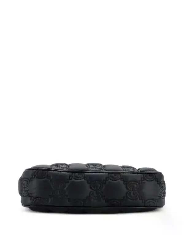 Gucci Gg Embossed Matelassé Zip Shoulder Bag