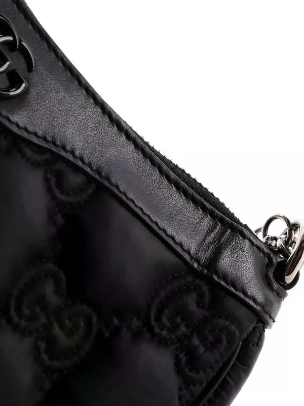 Gucci Gg Embossed Matelassé Zip Shoulder Bag