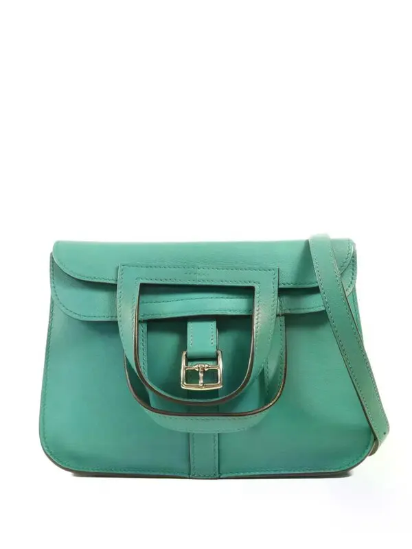 Hermès Mini Halzan Shoulder Bag - Green