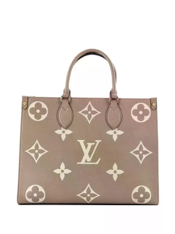 LOUIS VUITTON Onthego Tote Bicolor Monogram Empreinte Giant Mm - Neutrals