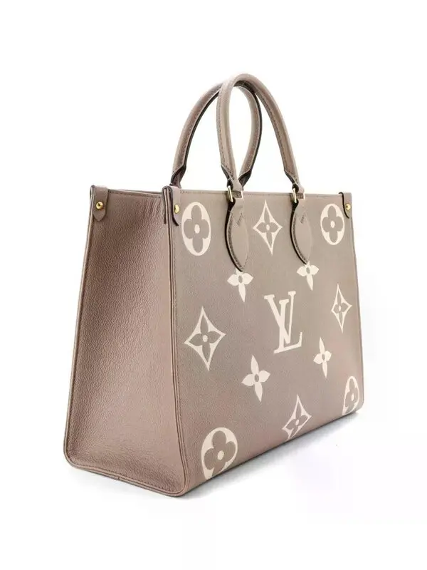 LOUIS VUITTON Onthego Tote Bicolor Monogram Empreinte Giant Mm - Neutrals