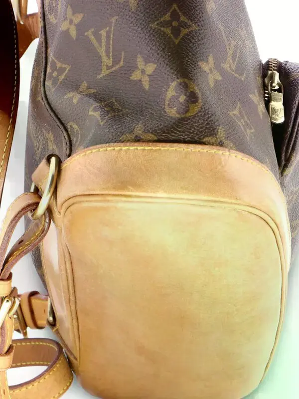 LOUIS VUITTON Vintage Montsouris Monogram Canvas Mm Backpack - Brown