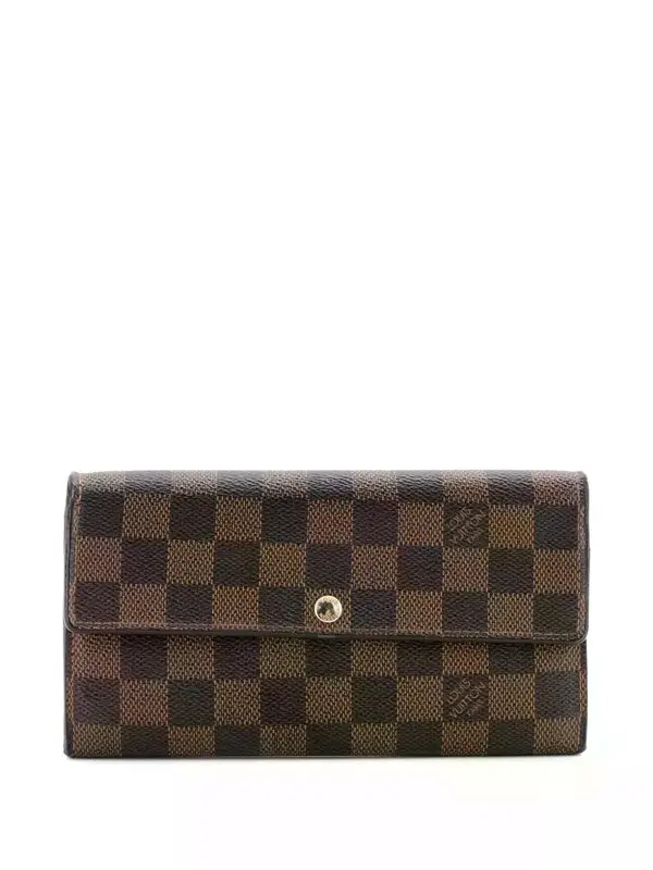 LOUIS VUITTON Sarah Wallet Damier Small Wallets - Brown