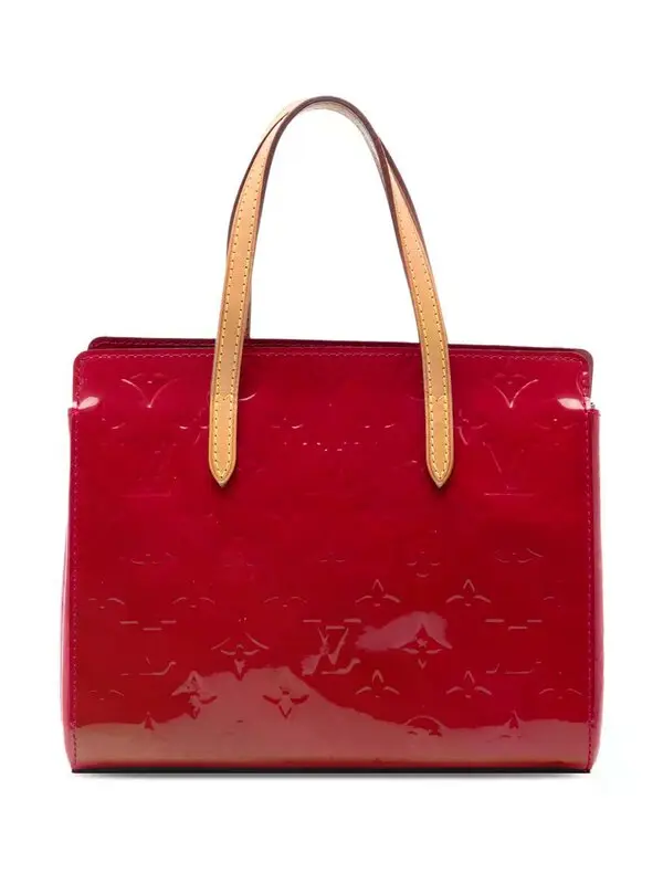 LOUIS VUITTON 2013 Monogram Vernis Catalina Bb Handbag - Red