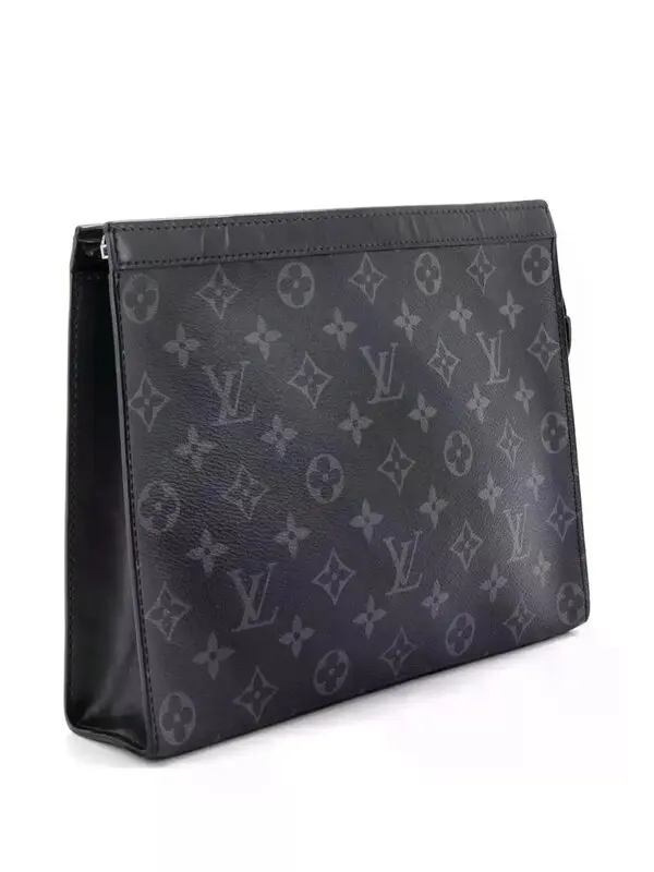 LOUIS VUITTON Pochette Voyage Monogram Eclipse Canvas Mm - Black