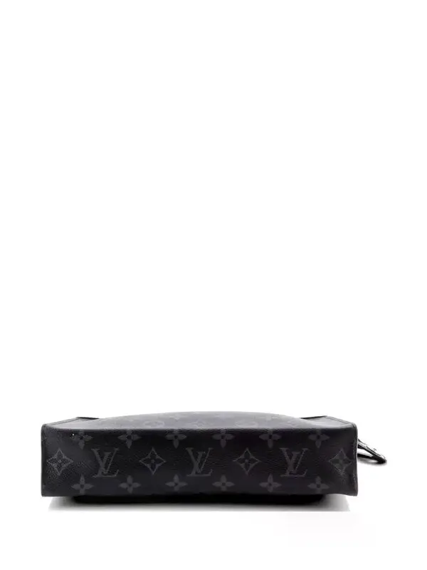 LOUIS VUITTON Pochette Voyage Monogram Eclipse Canvas Mm - Black