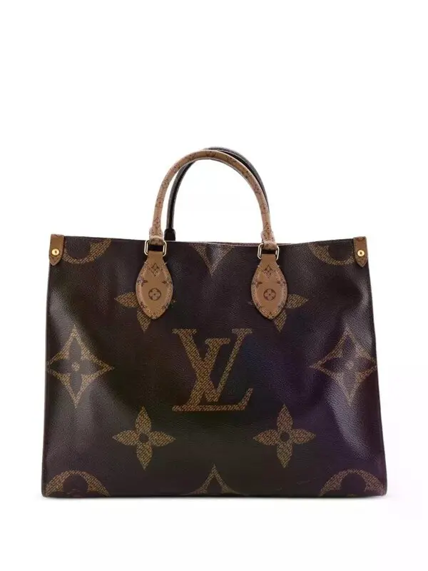 LOUIS VUITTON Onthego Reverse Monogram Giant Mm Tote Bag - Brown