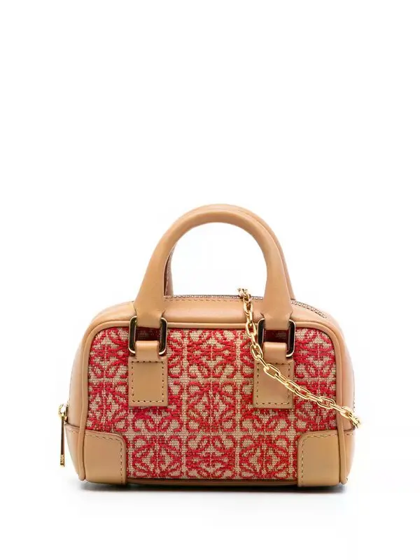 Loewe Nano Canvas Amazona Satchel - Brown