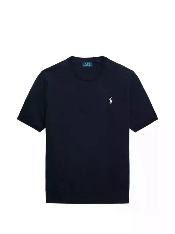 Polo Ralph Lauren Embroidered-logo T-shirt - Blue
