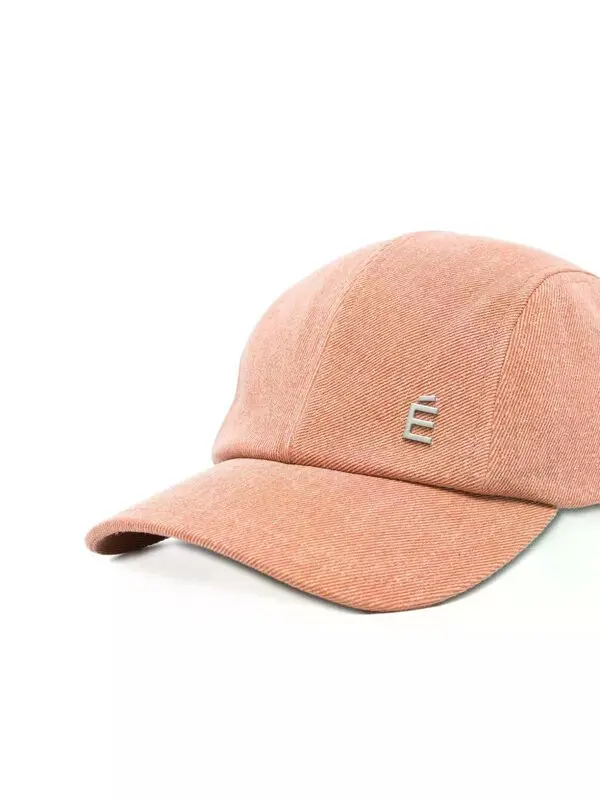 Études Studio Four-panel Cap With Logo Plaque - Orange