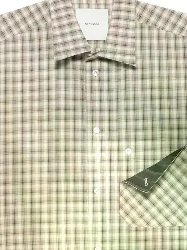 Nanushka Check-print Chest-pocket Shirt
