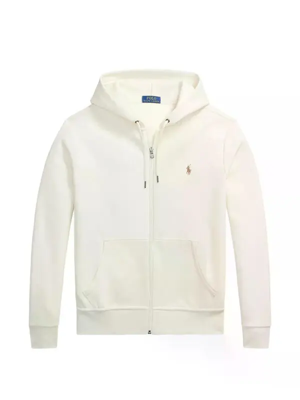Polo Ralph Lauren Logo-embroidered Hoodie - White