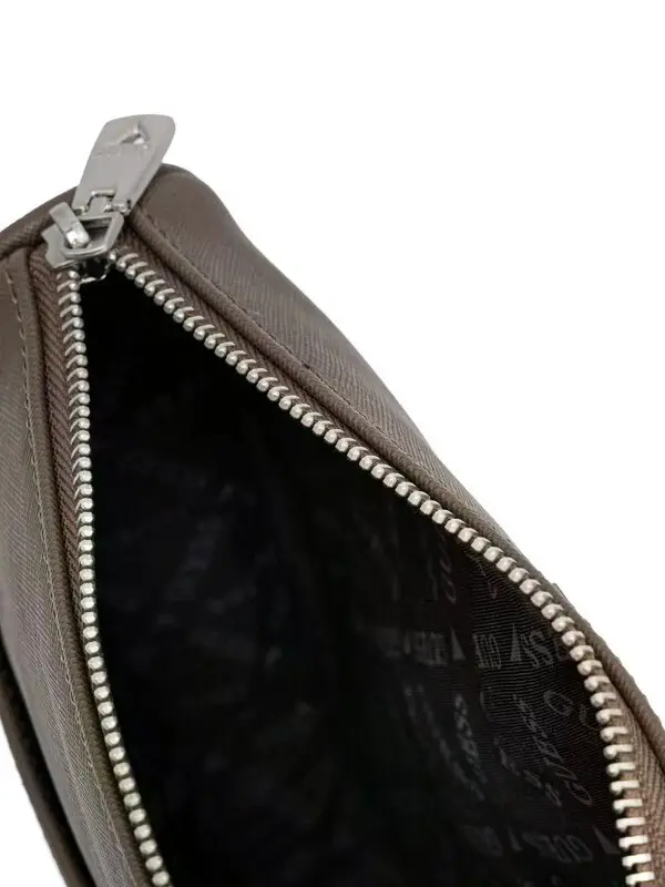 Guess Logo-plaque Zip Messenger Bag
