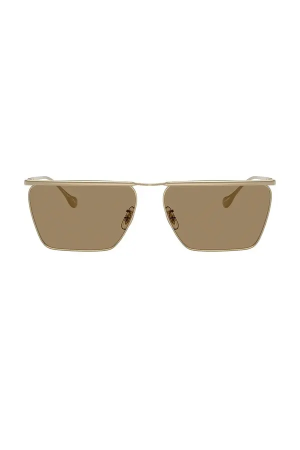 Oliver Spencer X Jil Sander Edition 2 Irregular Sunglasses - Gold
