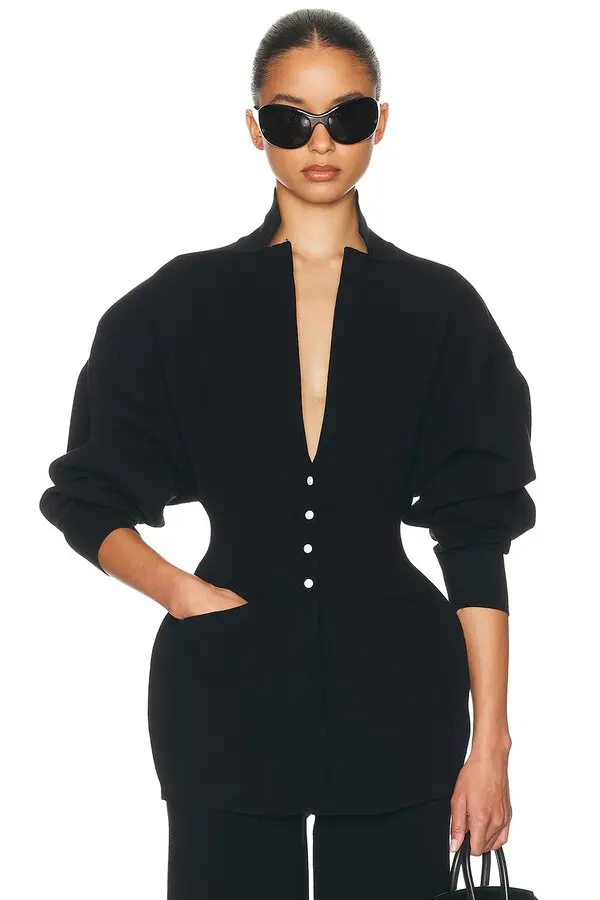 HELSA Louisse Structured Blazer - Black