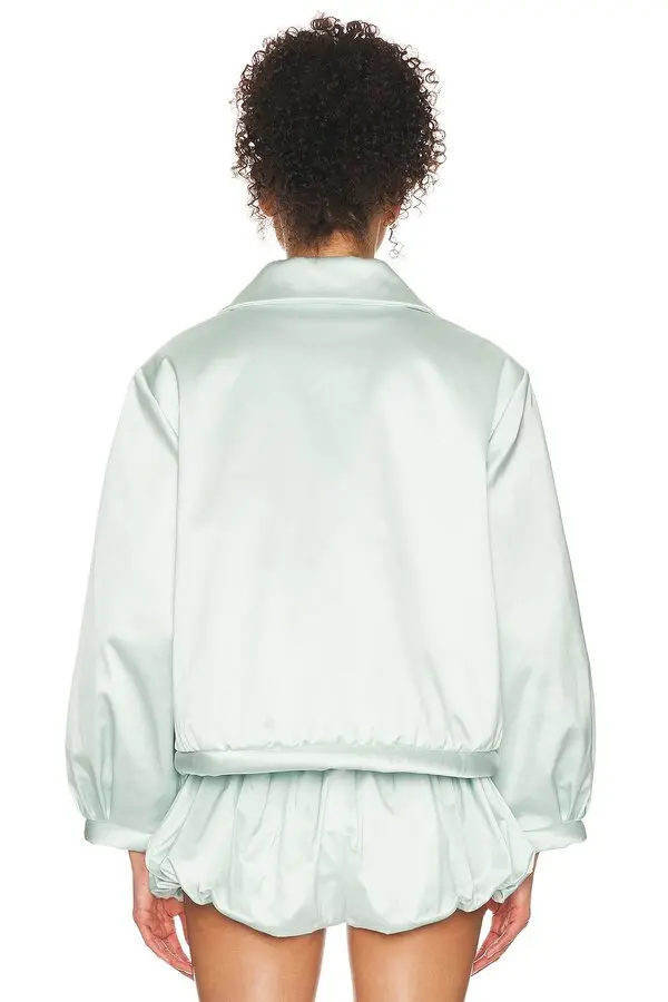 HELSA Sateen Puff Jacket - Glacier Blue