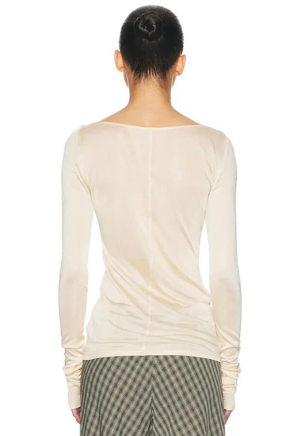 HELSA Slinky Jersey Off The Shoulder Top