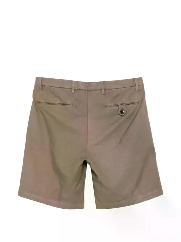 MICHAEL COAL Harry Pleated Chino Shorts