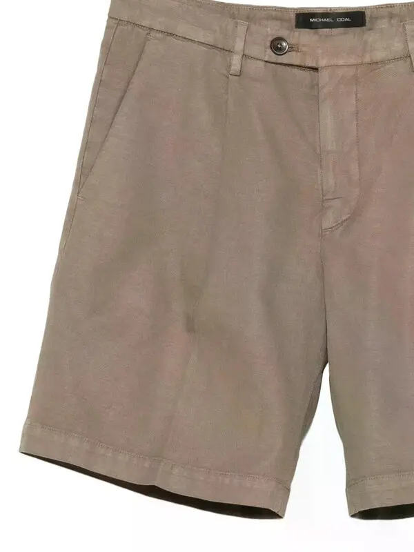 MICHAEL COAL Harry Pleated Chino Shorts
