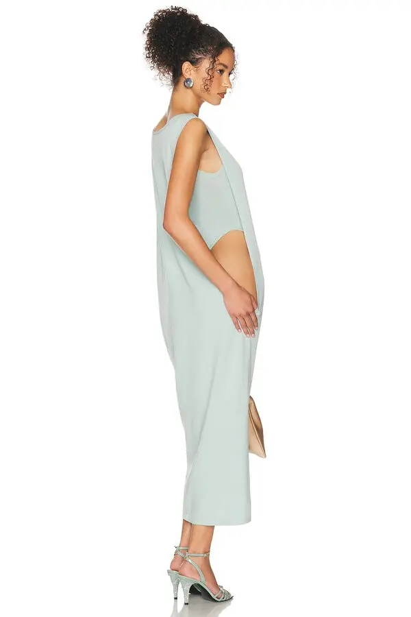 HELSA Mayumi Open Side Dress - Sky Blue