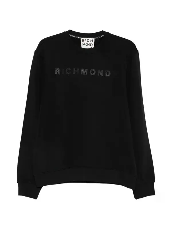 John Richmond Logo-embellished Sweatshirt - Black