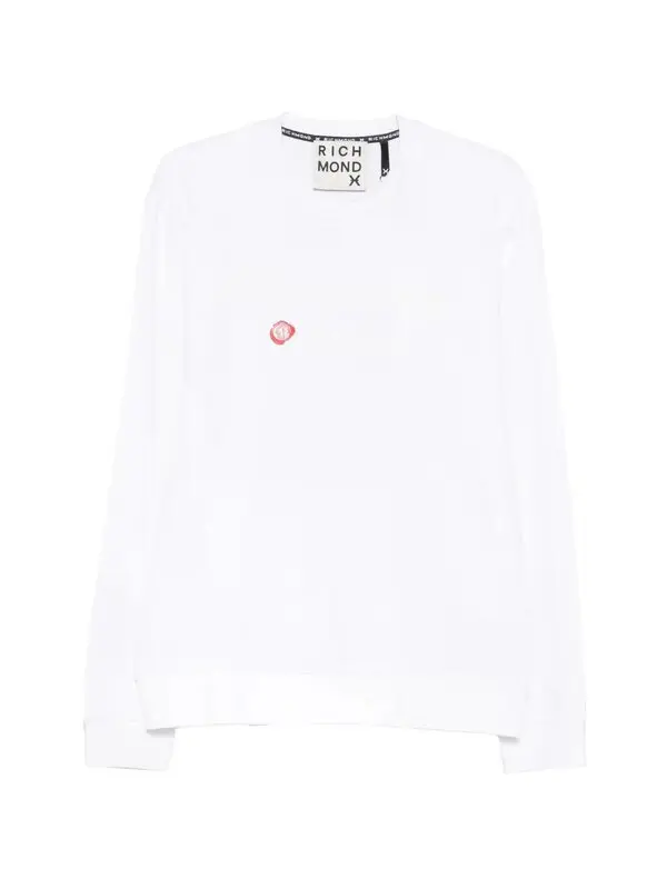 John Richmond Logo-print Sweatshirt - White