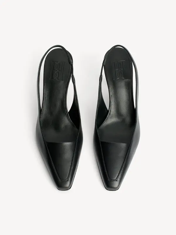 BY MALENE BIRGER Micho Leather Slingback Sandals