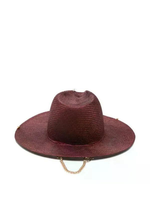 Ruslan Baginskiy Logo Plaque Chain Strap Hat