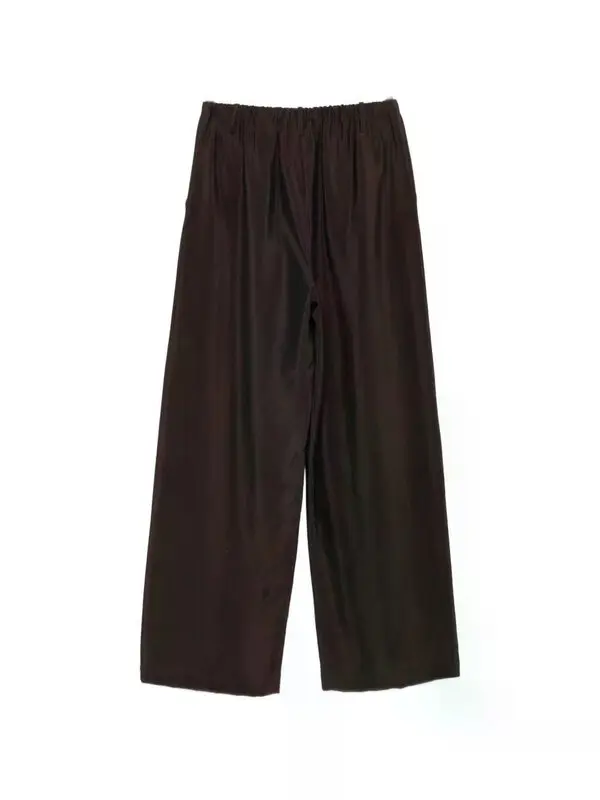 ALYSI Elastic-waist Trousers - Brown
