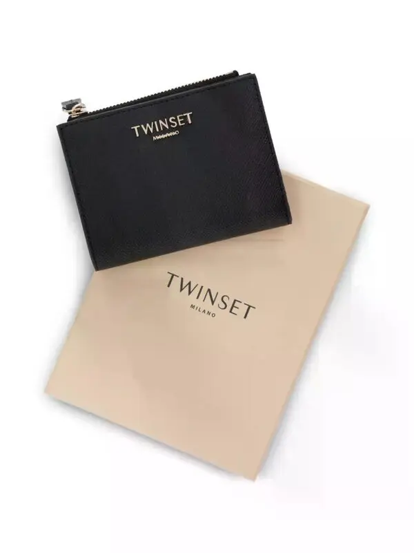 TWINSET Zip Wallet - Black