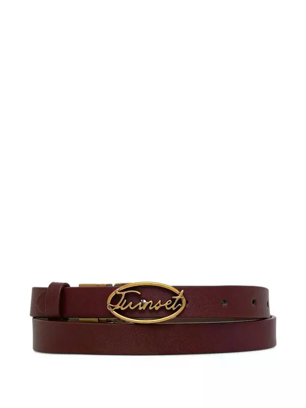 TWINSET Logo-plaque Belt - Brown