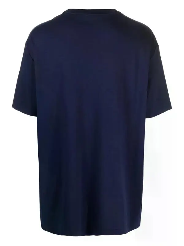 Polo Ralph Lauren Logo-embroidered Cotton T-shirt - Blue