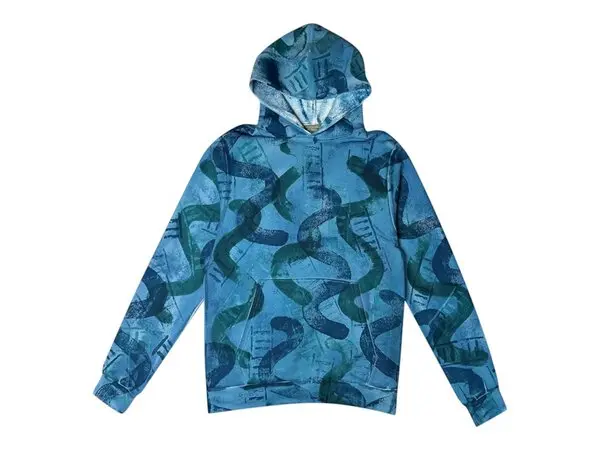 DENIM TEARS X Skepta Tears Hoodie - Light Blue