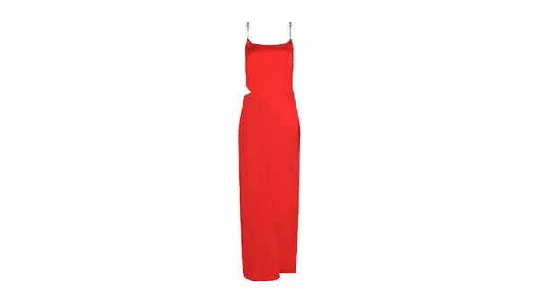 Givenchy Embellished Cutout Gown - Vermilion