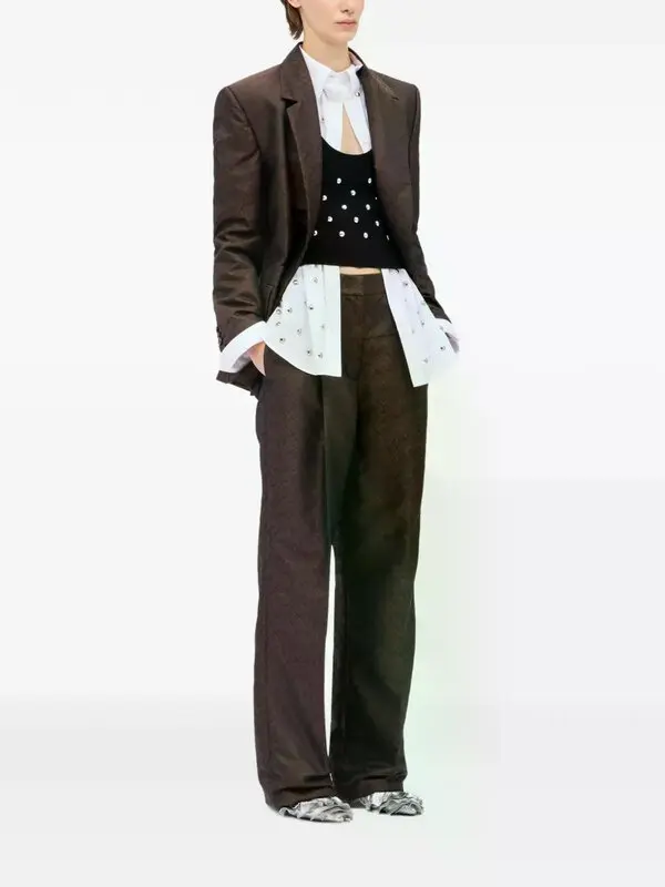 MSGM Studded Embellished T-shirt