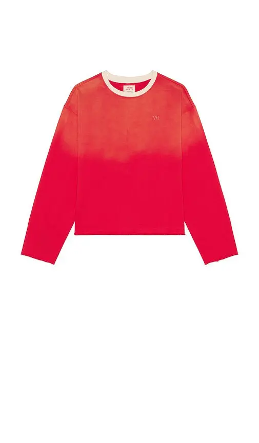 VINTAGE HEAVY Oversized Cropped Crewneck Sweatshirt